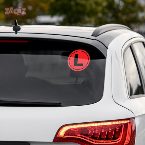 L Board Learner Sticker for Cars and Bikes – Rhino Industries