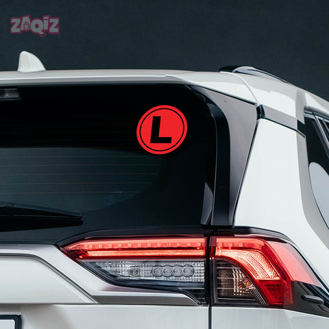 L Board Learner Sticker for Cars and Bikes – Rhino Industries